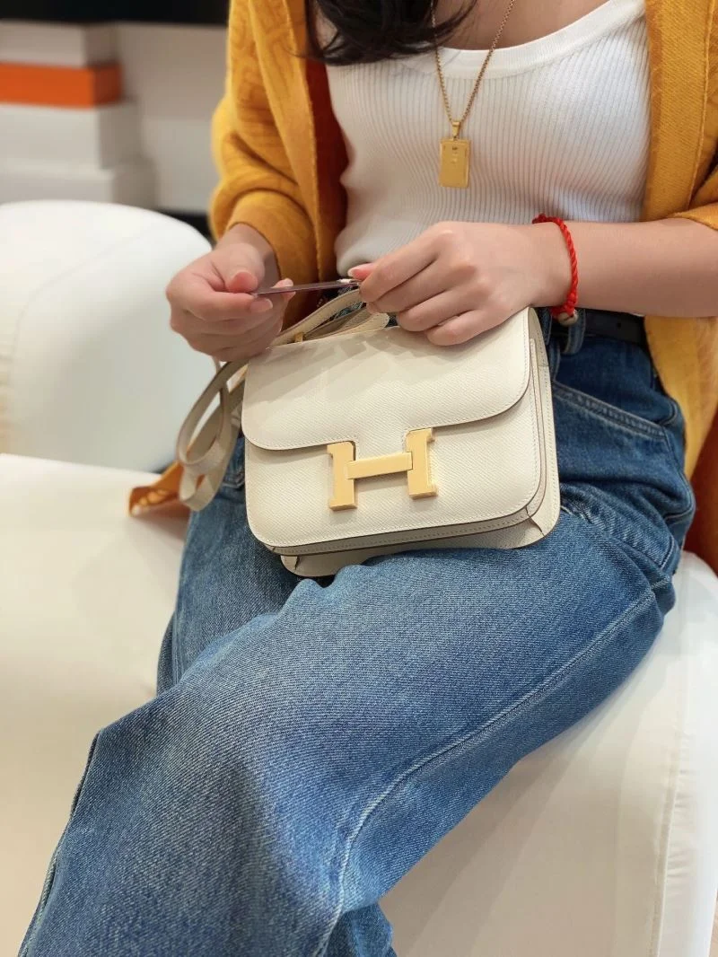 Brand-authenticated Hermes Constance Bags