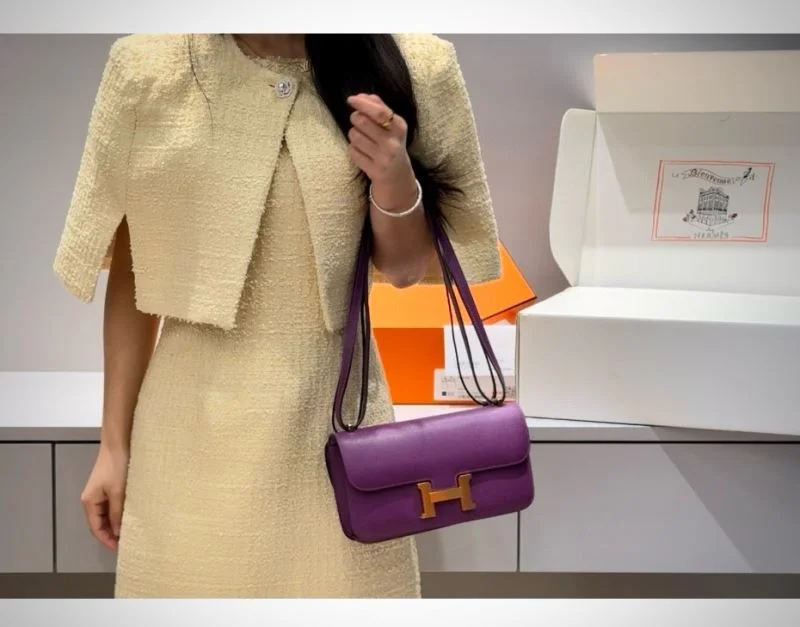 Brand-authenticated Hermes Constance Bags
