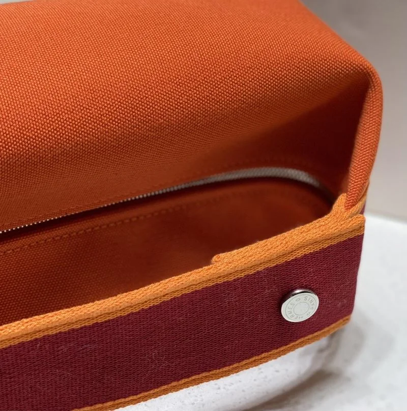 Brand-authenticated Hermes Cosmetic Bags