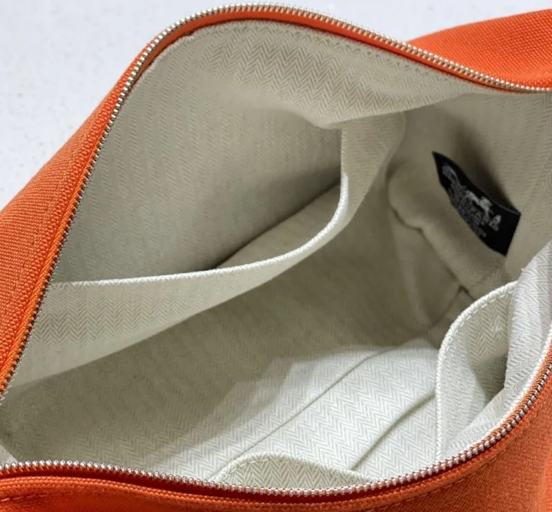 Brand-authenticated Hermes Cosmetic Bags