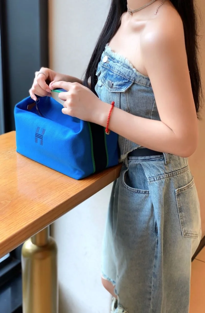 Value-priced Hermes Cosmetic Bags