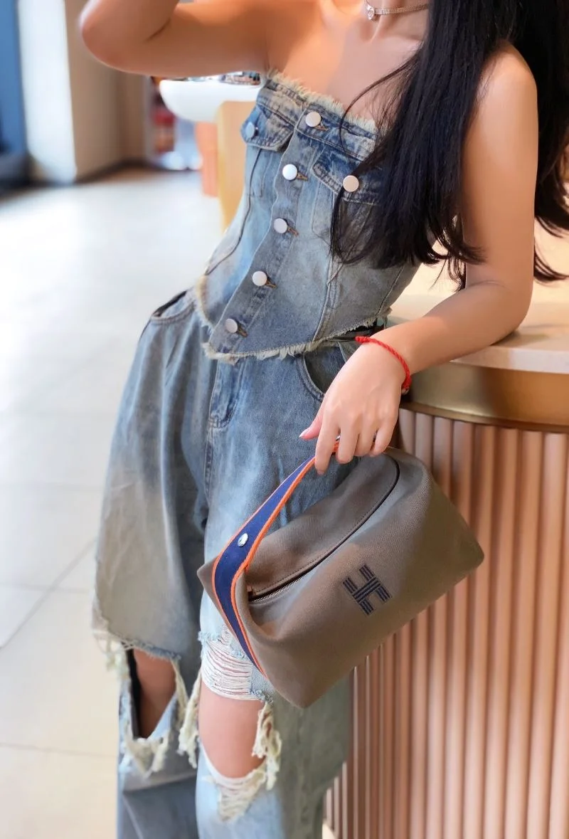 Indistinguishable Hermes Cosmetic Bags