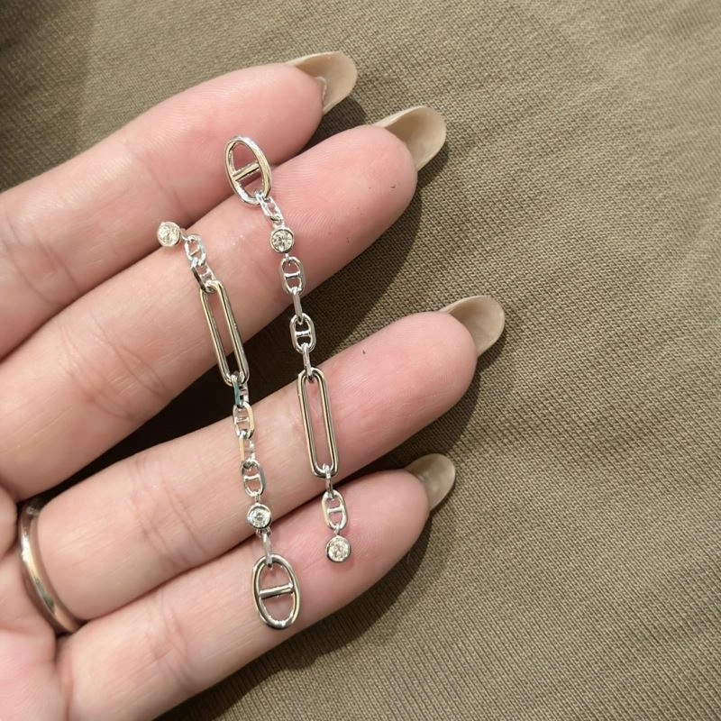 Top mirror Hermes Earrings