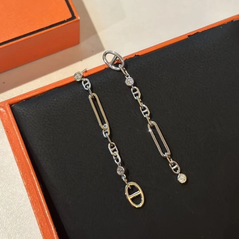 Top mirror Hermes Earrings