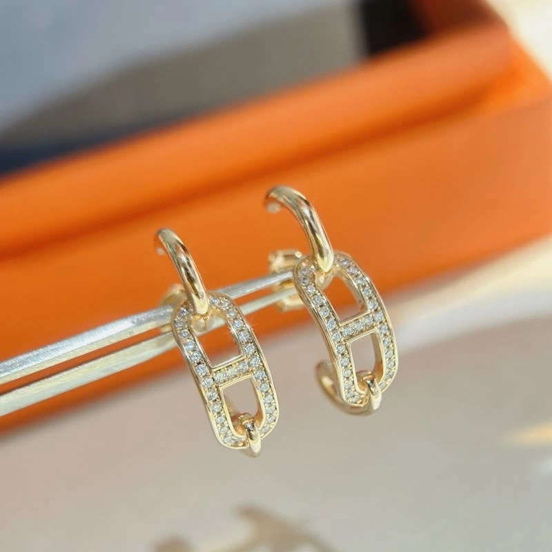 Brand-authenticated Hermes Earrings