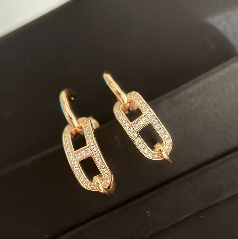 Brand-authenticated Hermes Earrings