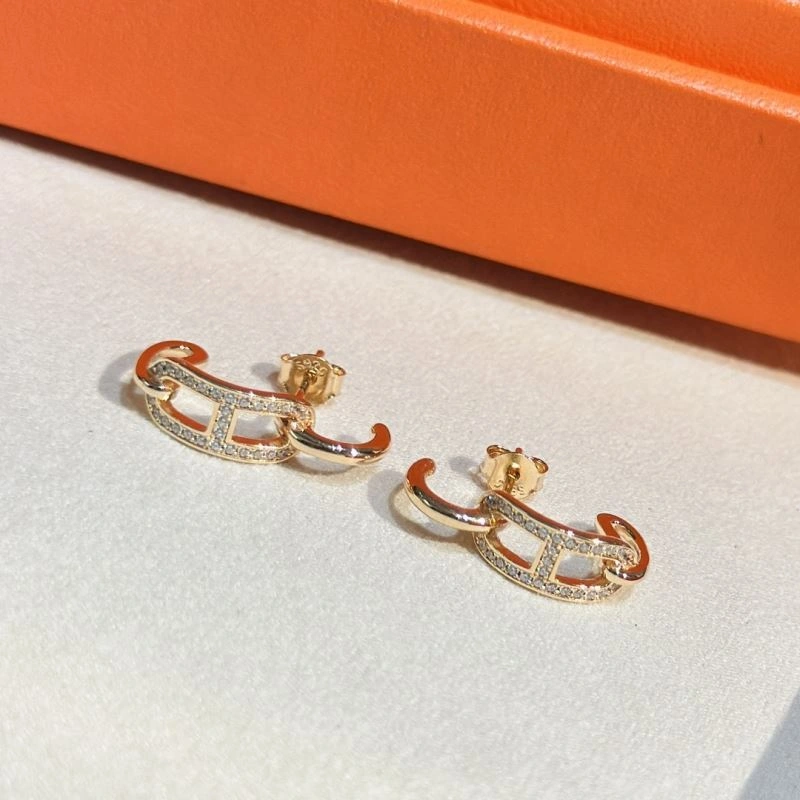 Brand-authenticated Hermes Earrings
