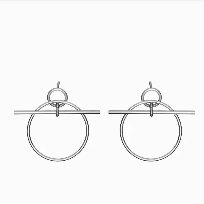 Top mirror Hermes Earrings