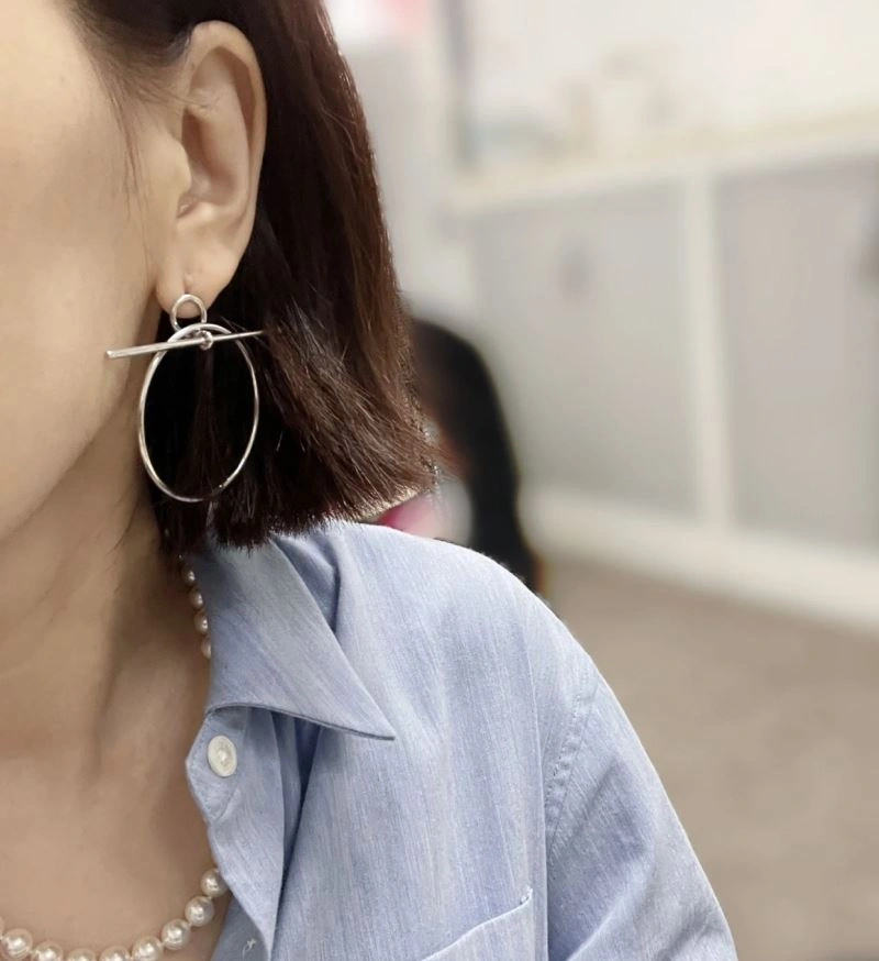 Top mirror Hermes Earrings