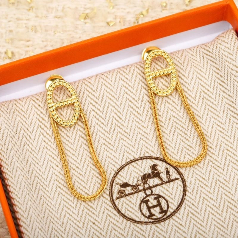 Top mirror Hermes Earrings