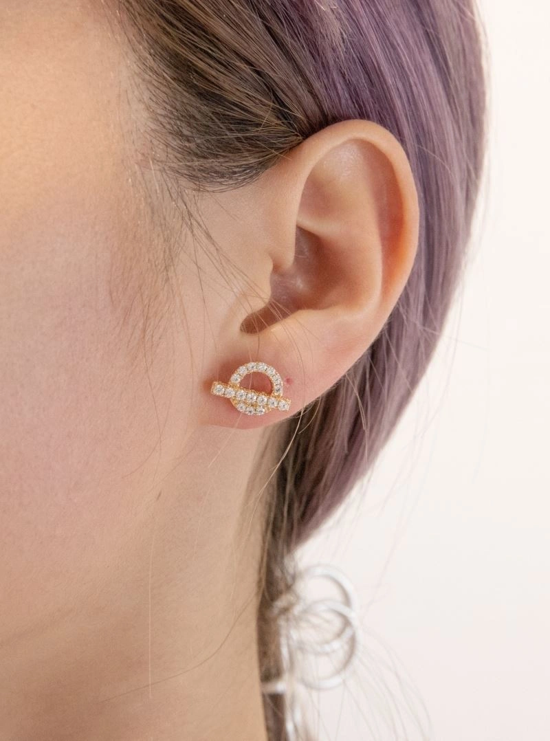 Brand-authenticated Hermes Earrings