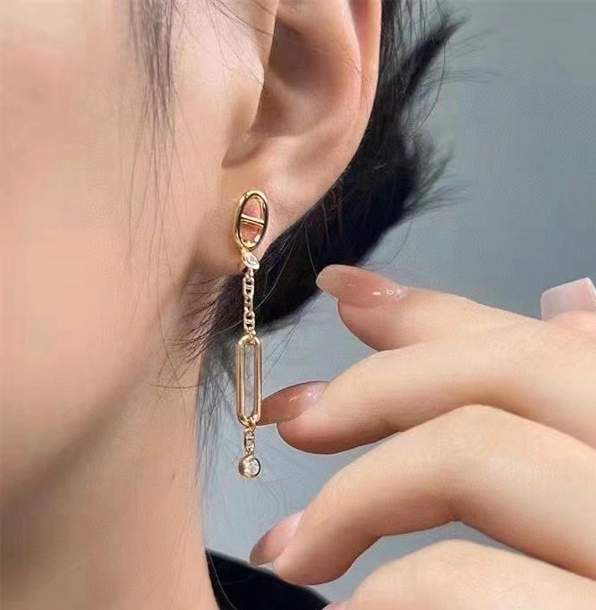 Brand-authenticated Hermes Earrings