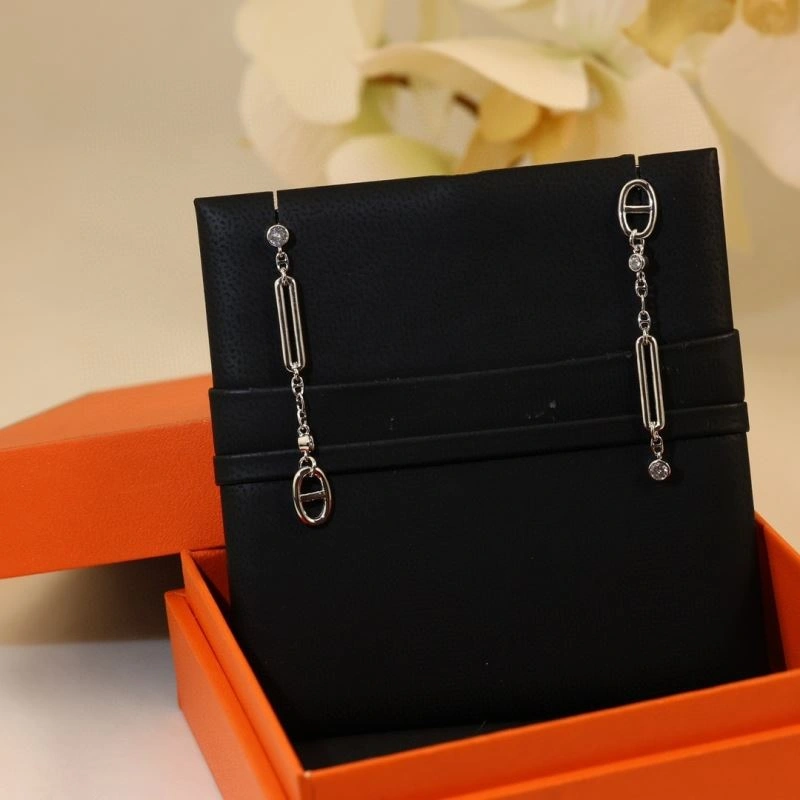 Brand-authenticated Hermes Earrings