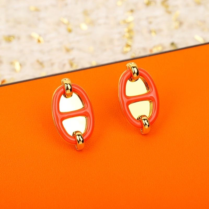 Top mirror Hermes Earrings