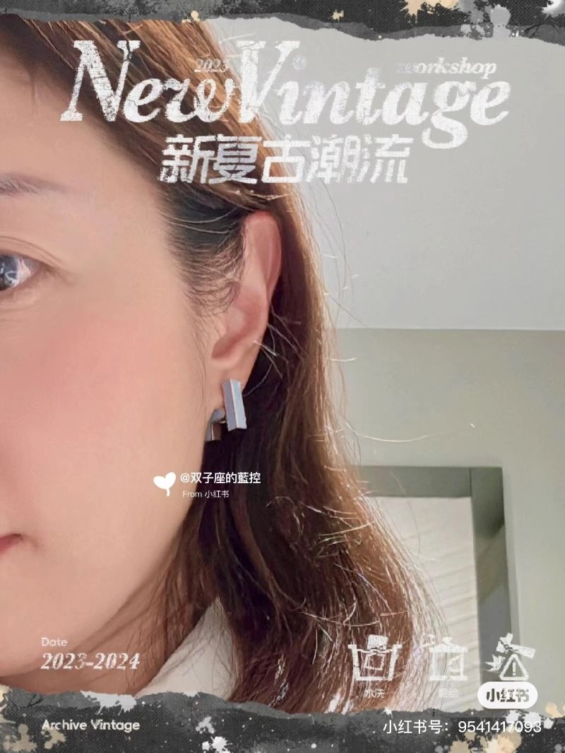 Brand-authenticated Hermes Earrings