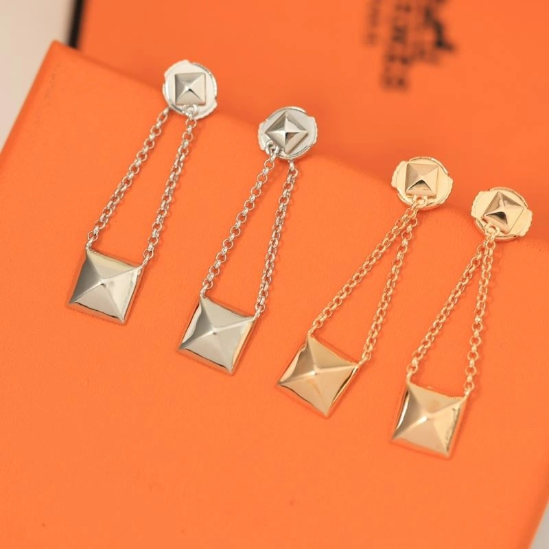 Top mirror Hermes Earrings