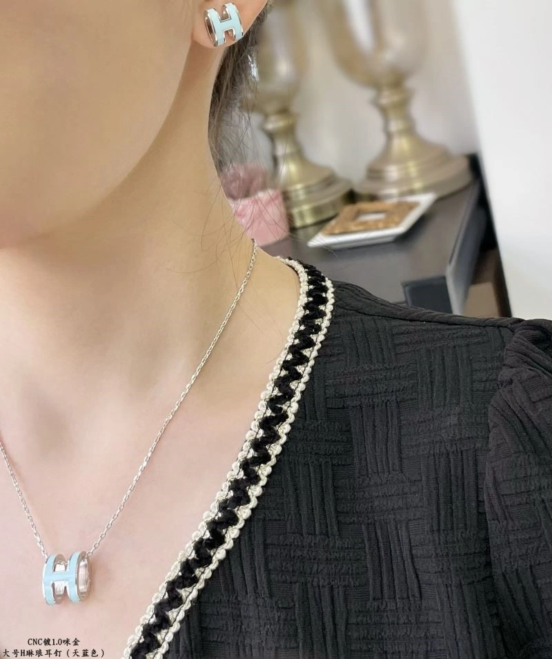 Top mirror Hermes Earrings
