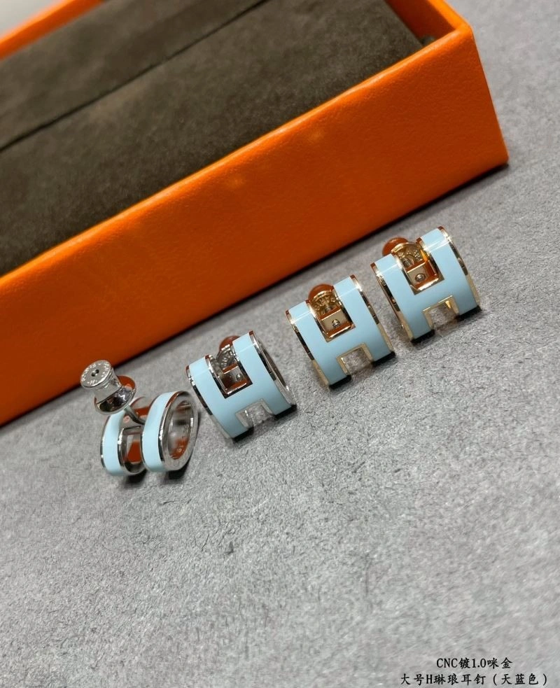 Top mirror Hermes Earrings