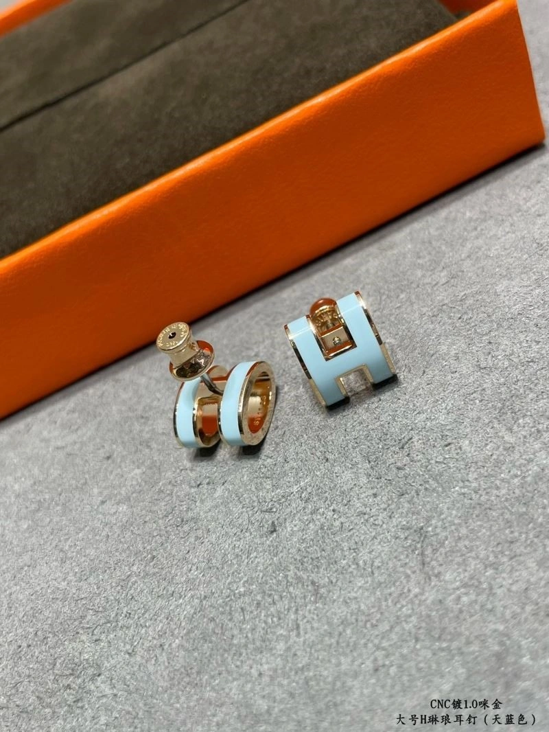 Top mirror Hermes Earrings