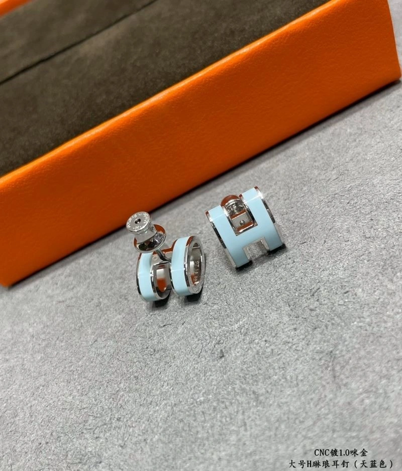 Top mirror Hermes Earrings