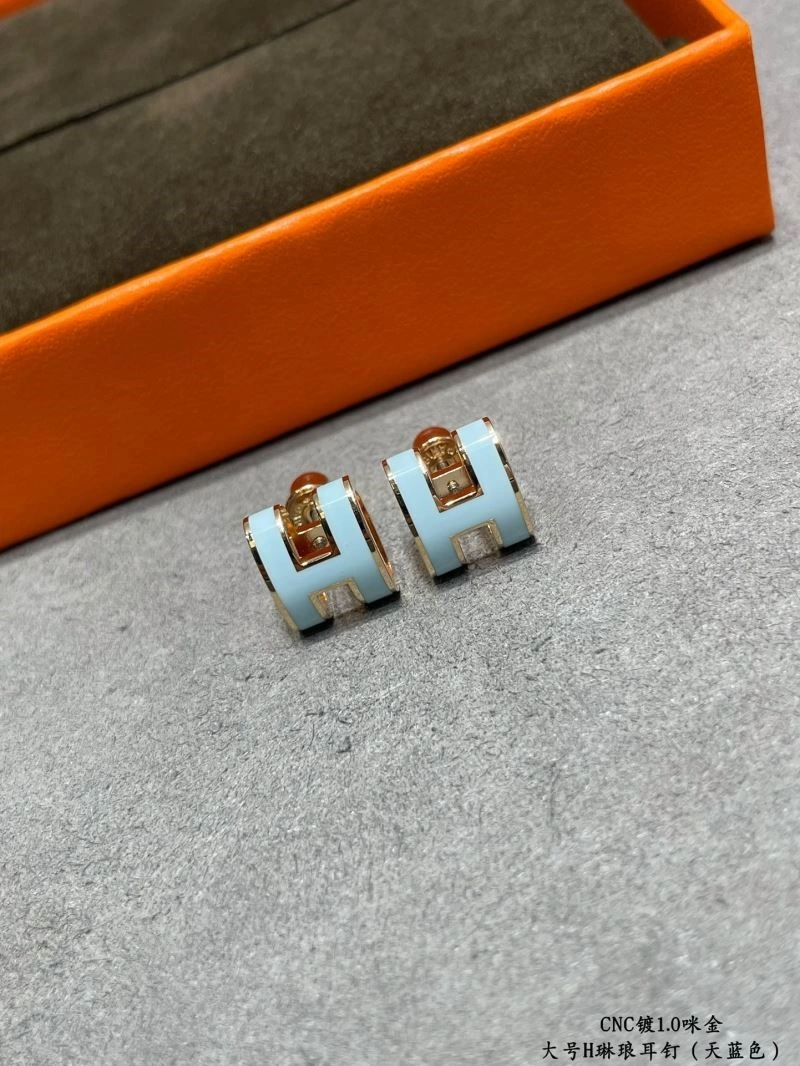 Top mirror Hermes Earrings