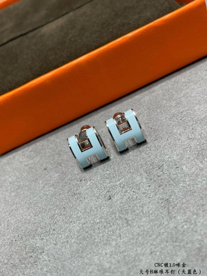 Top mirror Hermes Earrings