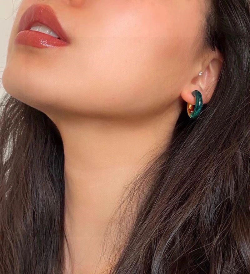 Top mirror Hermes Earrings
