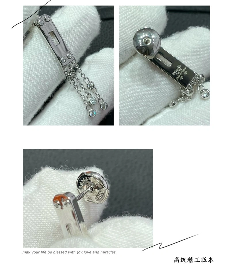 Top mirror Hermes Earrings