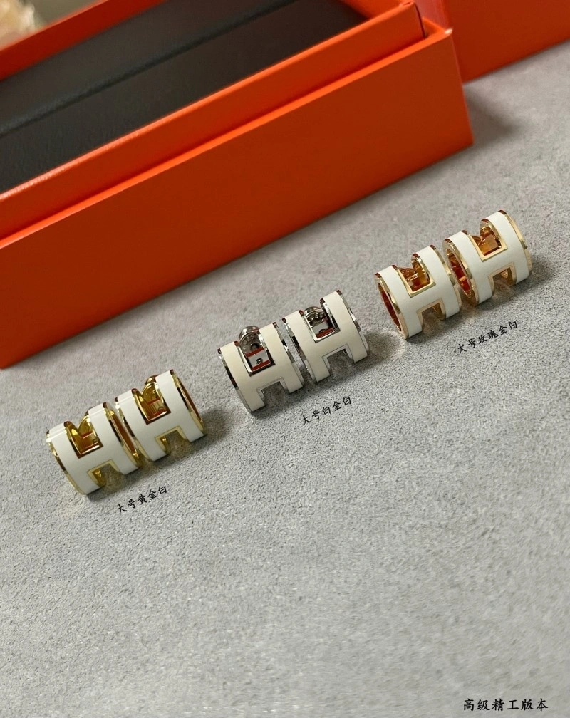 Top mirror Hermes Earrings
