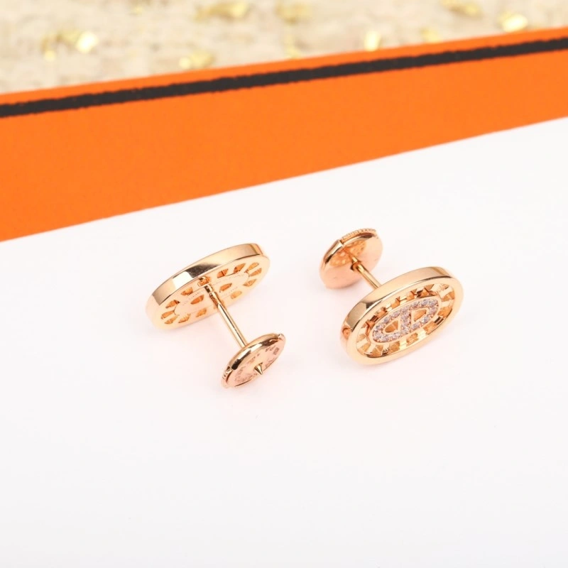 Brand-authenticated Hermes Earrings