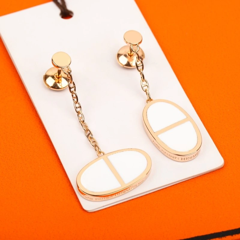 Brand-authenticated Hermes Earrings