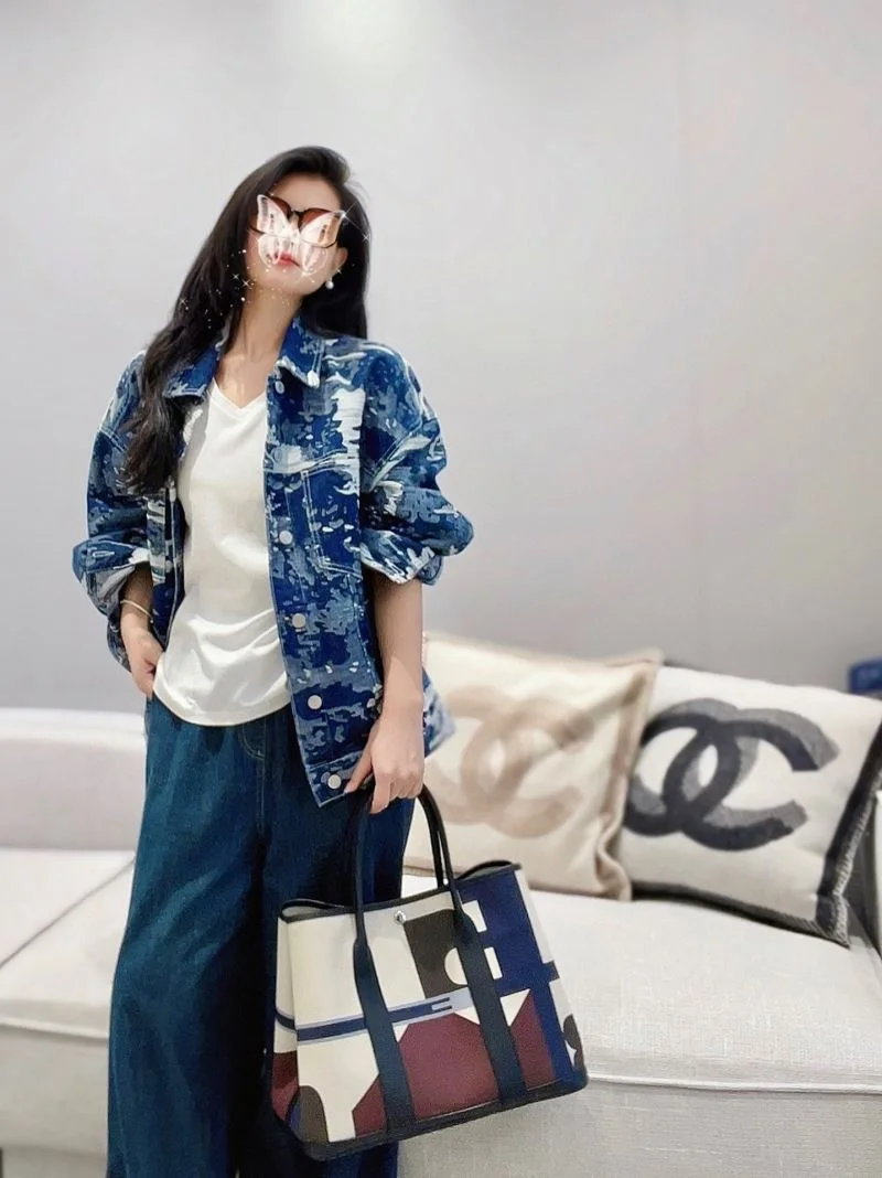 Brand-authenticated Hermes Garden Party Bags