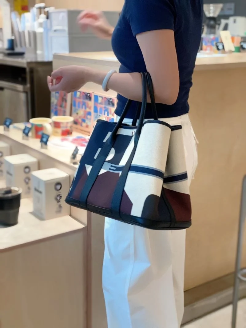 Brand-authenticated Hermes Garden Party Bags