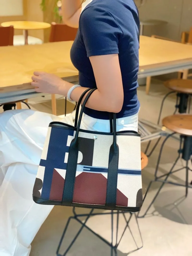 Brand-authenticated Hermes Garden Party Bags
