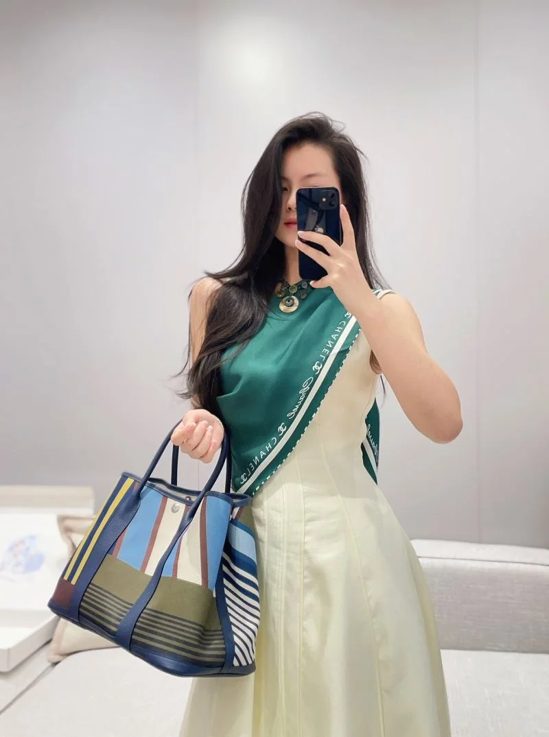 Top mirror Hermes Garden Party Bags