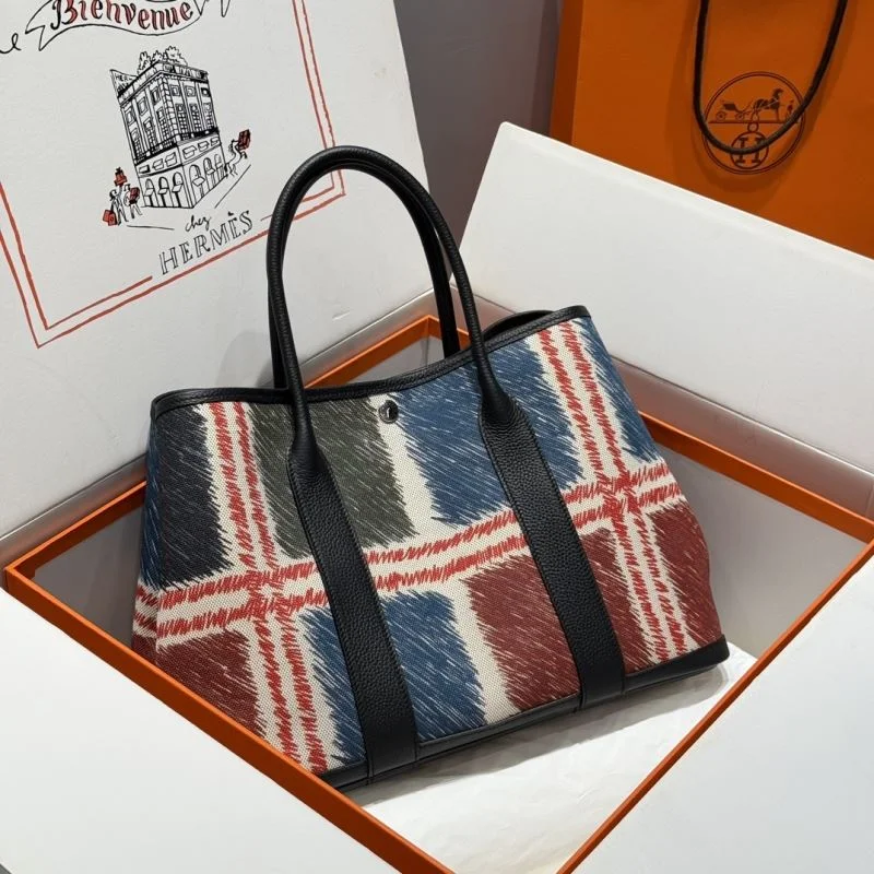 Brand-authenticated Hermes Garden Party Bags