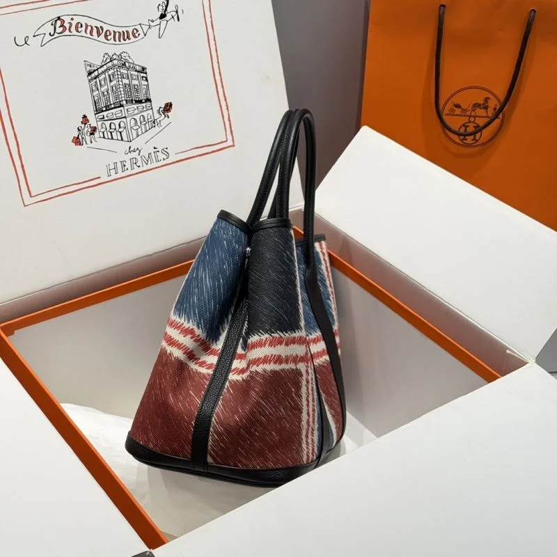 Brand-authenticated Hermes Garden Party Bags