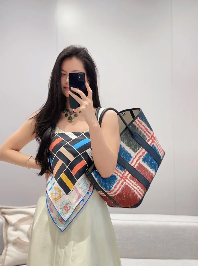 Brand-authenticated Hermes Garden Party Bags
