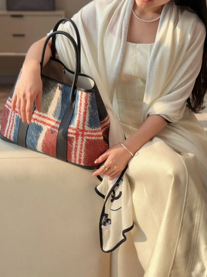 Brand-authenticated Hermes Garden Party Bags