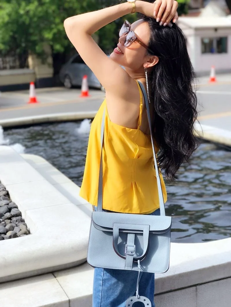 Top mirror Hermes Halzan Bags