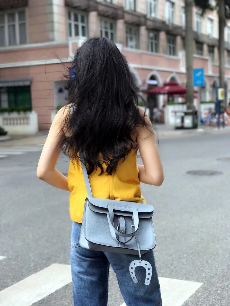 Top mirror Hermes Halzan Bags