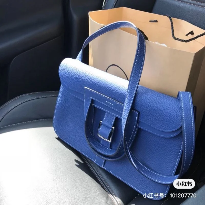 Brand-authenticated Hermes Halzan Bags
