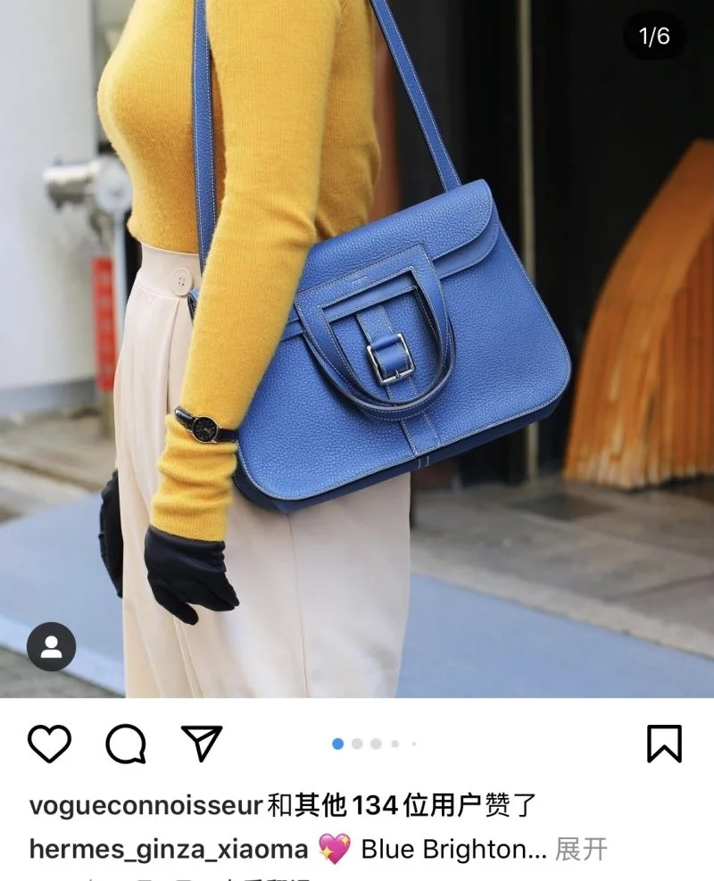 Brand-authenticated Hermes Halzan Bags