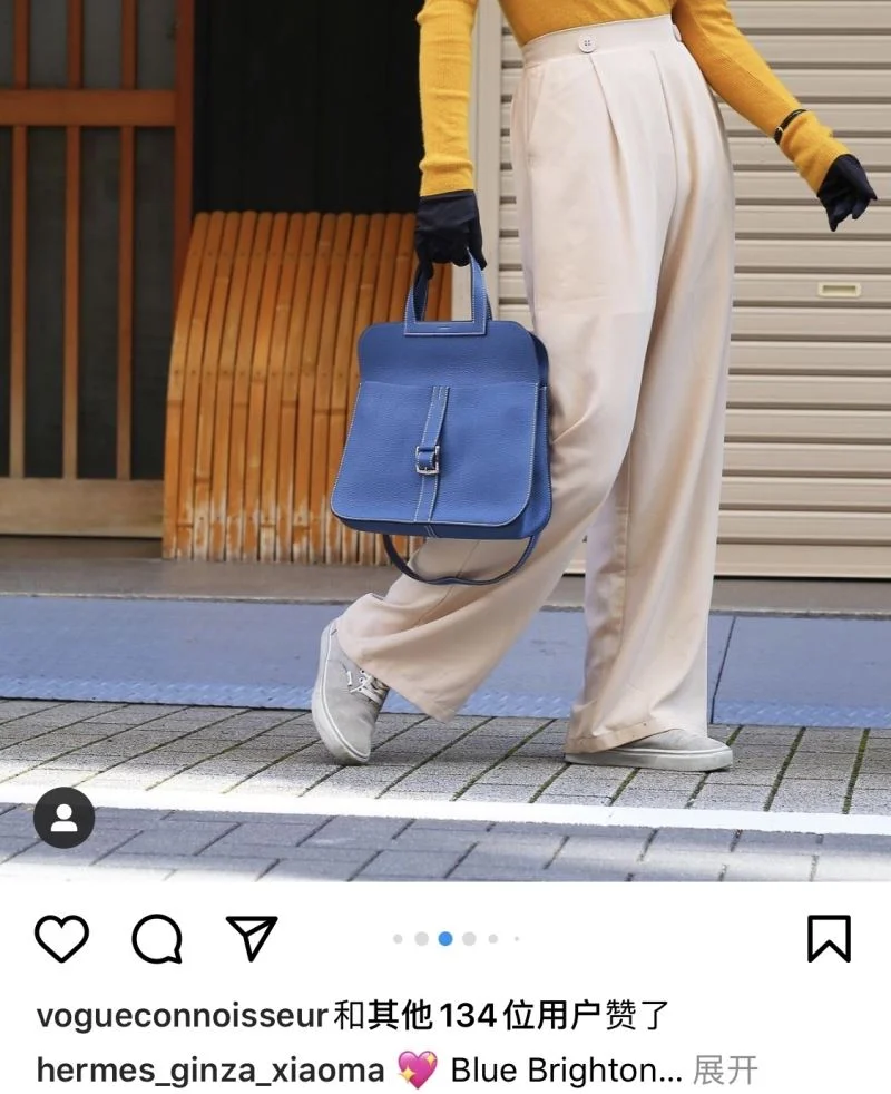 Brand-authenticated Hermes Halzan Bags