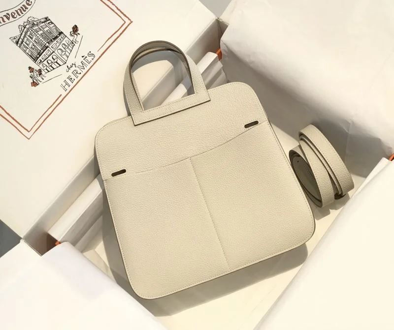 Brand-authenticated Hermes Halzan Bags