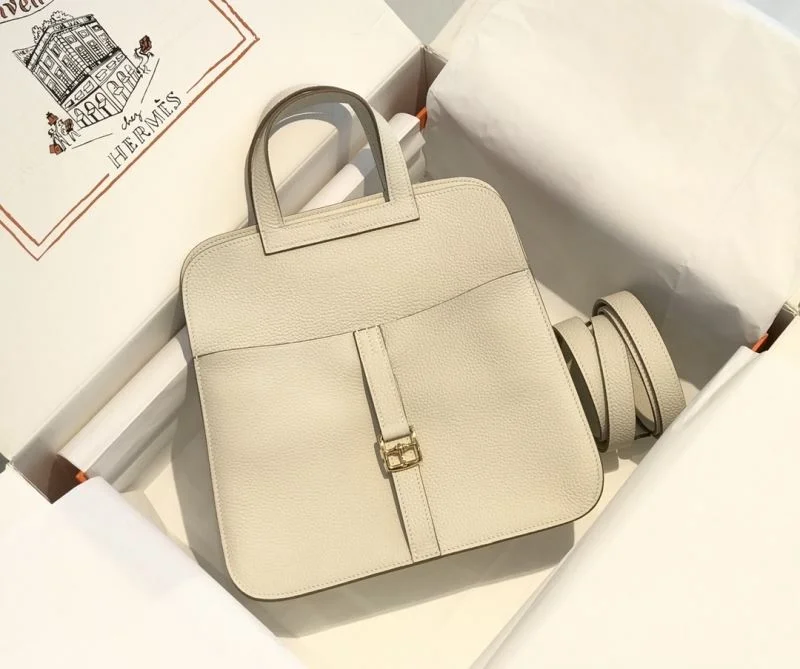 Brand-authenticated Hermes Halzan Bags