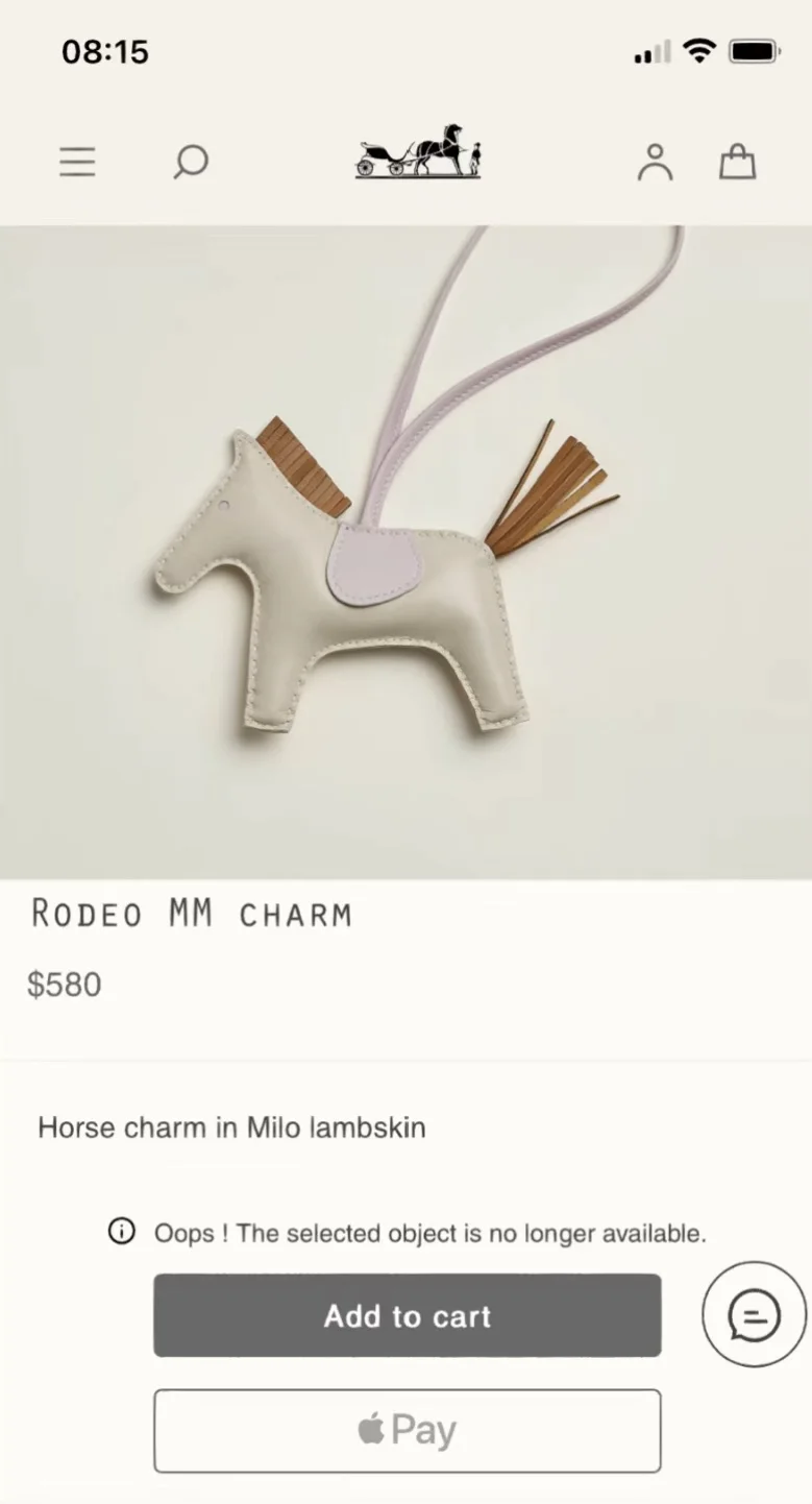 Hermes Handmade Pendant
