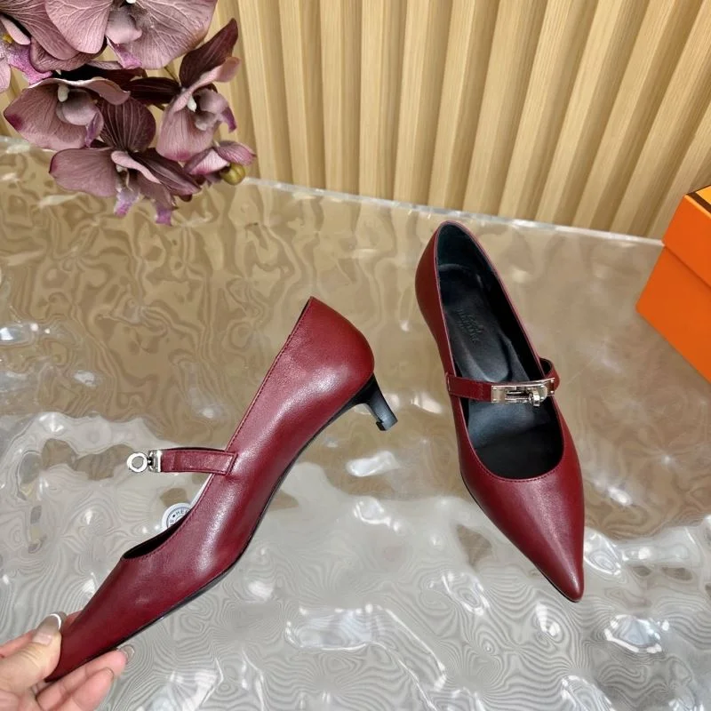 Inexpensive Hermes Heeled Shoes