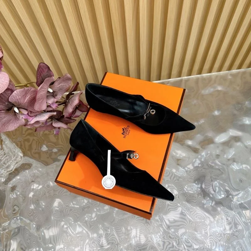 Genuine Hermes Heeled Shoes