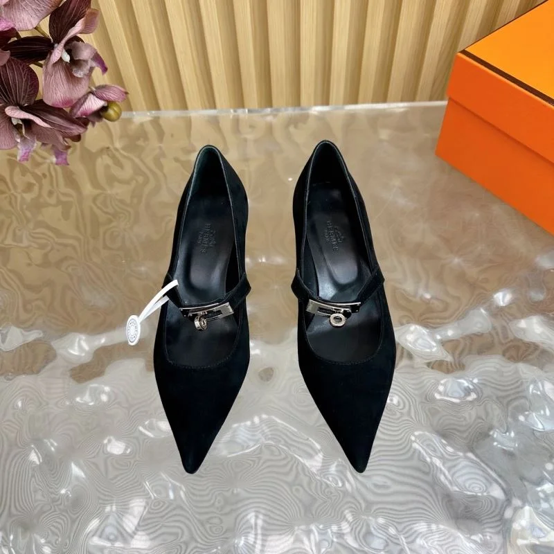 Genuine Hermes Heeled Shoes